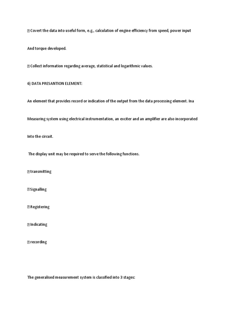 Data Presentation and Transmission Elements | PDF | Computers