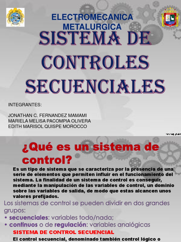 Sistema de Controles Secuenciales | PDF | Controlador lógico ...