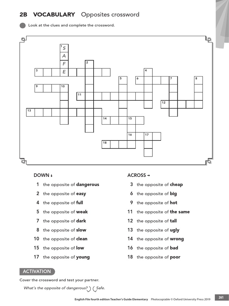 Vocabulary Practice 2B PDF | PDF | Puzzles | Word Puzzles