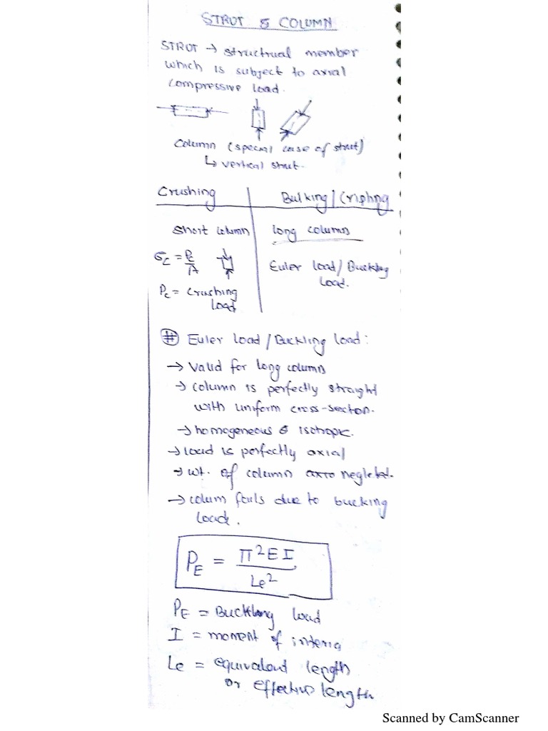 Stut and Column | PDF