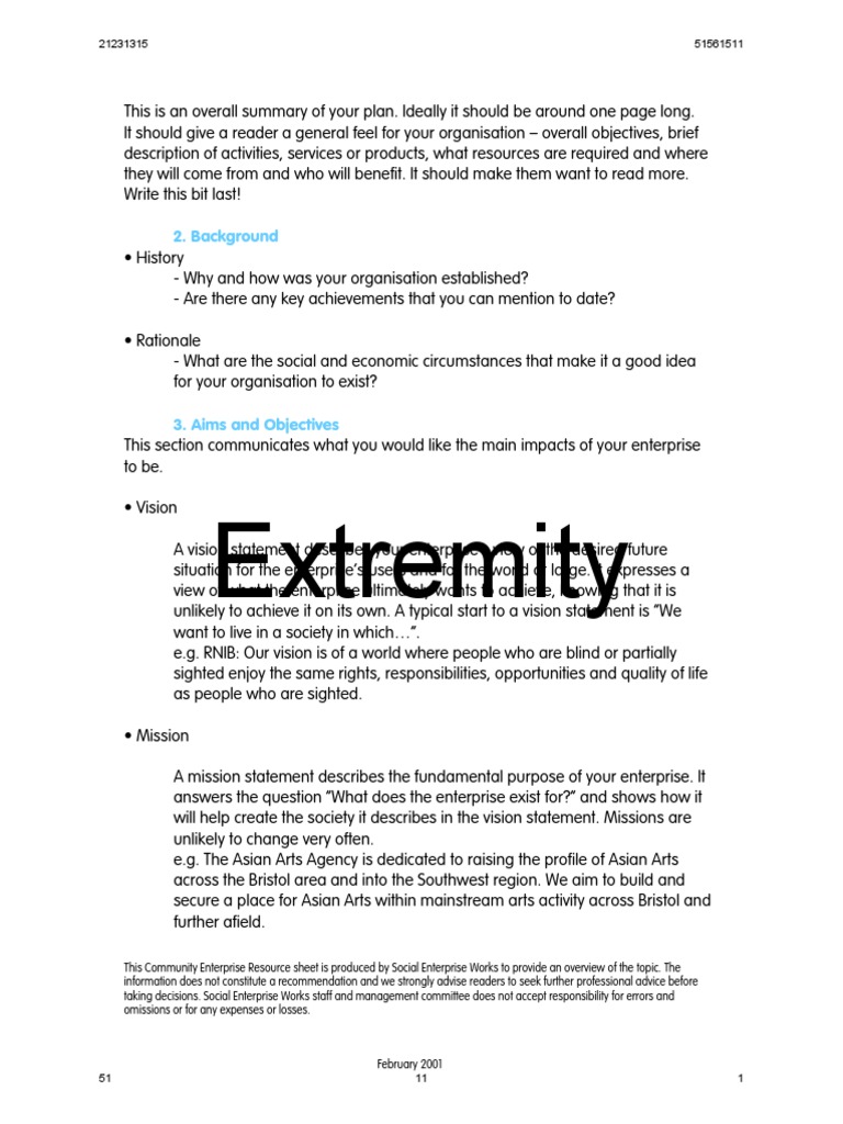 Extremity: 2. Background | PDF | Psychological Concepts | Business