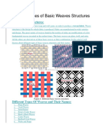 4 Basic Weft Knit Structure | PDF | Knitting | Textiles