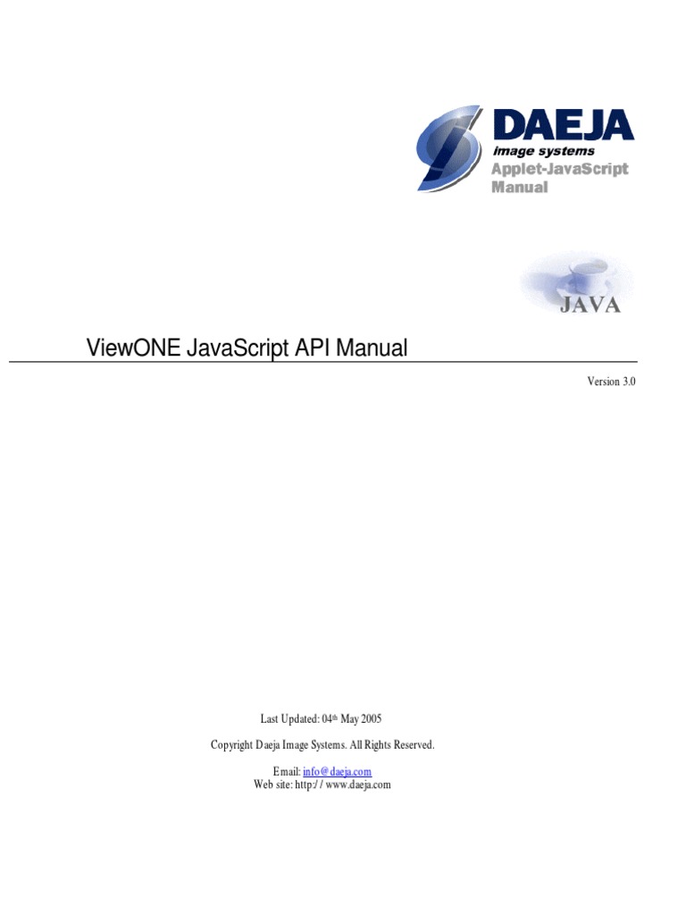 ViewOne Js Manual | PDF