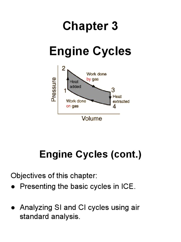 Chapter 3 - Engine Cycles 2 | PDF | Rotating Machines | Engine Technology