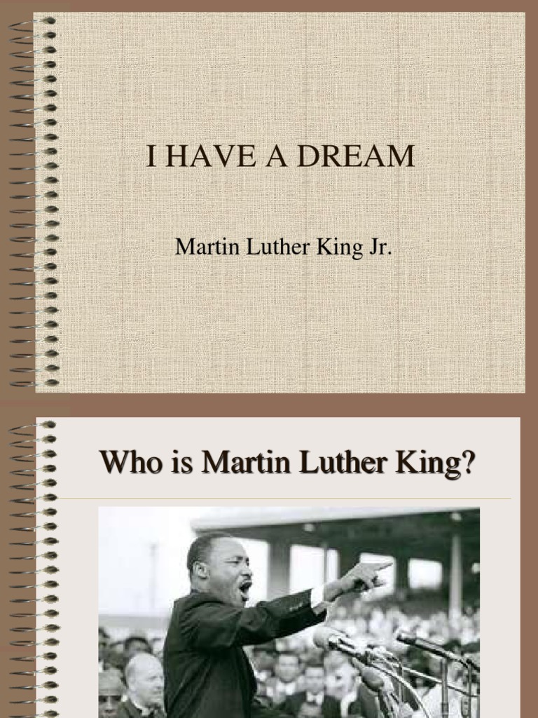I Have A Dream Presentation | PDF | Martin Luther King Jr. | Jim Crow Laws