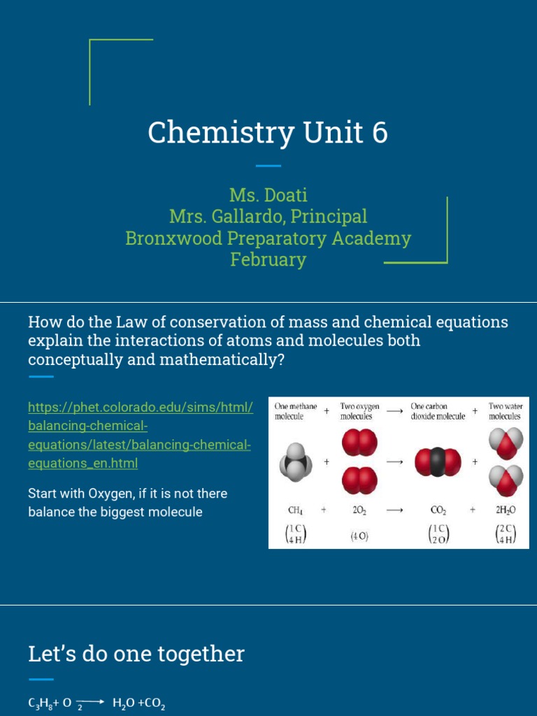 Chemistry Unit 6 | PDF | Molecules | Chemistry