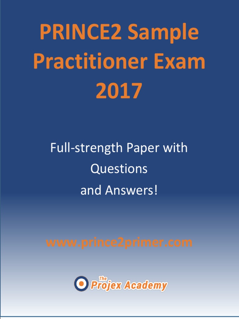 PRINCE2 Practitioner Sample Paper | PDF | Test (Assessment) | Trademark