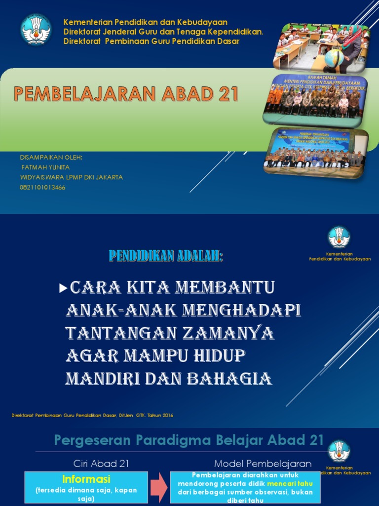 Model Pembelajaran Abad 21 | PDF