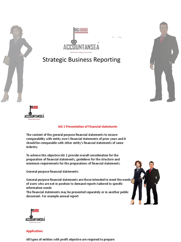 Strategic Business Reporting | PDF | Income Statement | Financial Statement