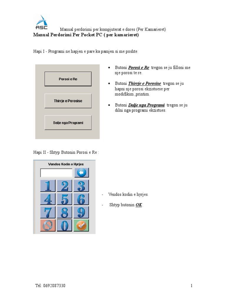 Manual Perdorimi Per Pocket PC | PDF