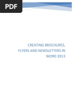 Create a Magazine in Microsoft Word | PDF | Microsoft Word