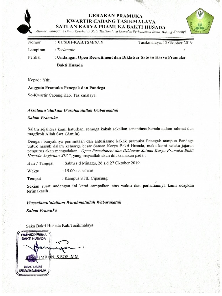 Surat Edaran SBH A14 | PDF