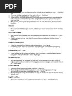 Script For Drama Sample-Tagalog Version | PDF