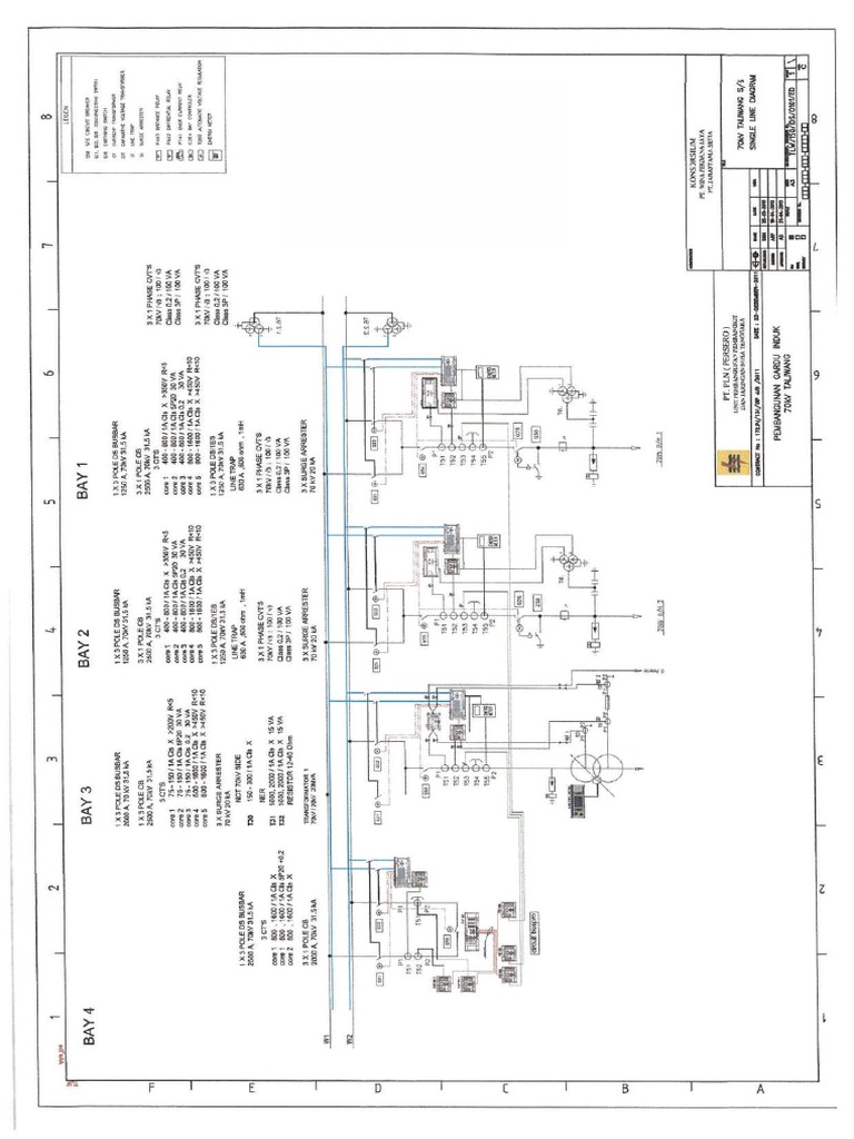 Contoh Single Line Diagram | PDF