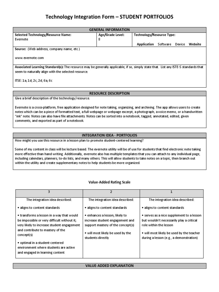 Ckasnot-Technology Integration-Portfolio | Descargar gratis PDF ...