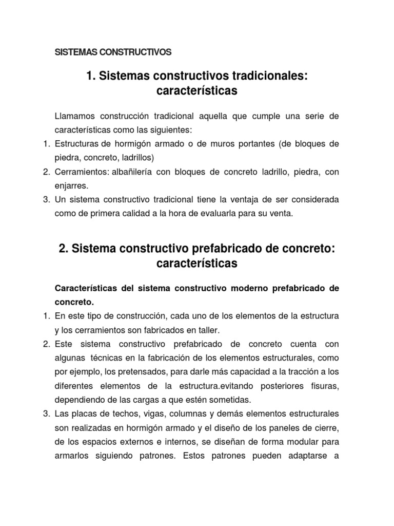Sistemas Constructivos | PDF | Aislamiento térmico | Hormigón