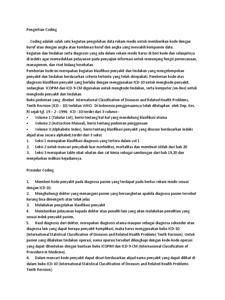 Pengertian Coding | PDF