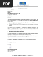 Memo Awol | PDF | Labor | Government