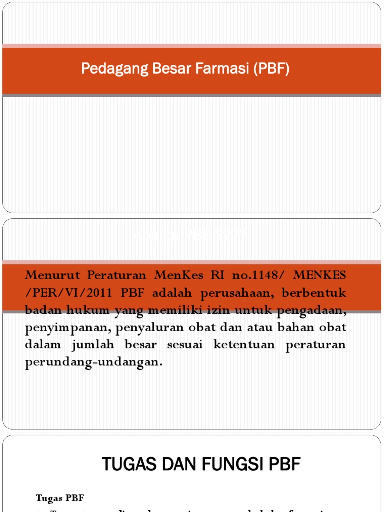 Perizinan PBF | PDF