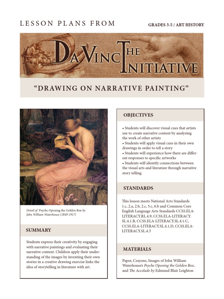 Lesson Plans From: "Drawing On Narrative Painting" | PDF | Narrative ...