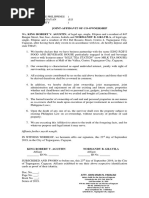 Affidavit of Undertaking-Contractor | PDF | Affidavit | Common Law