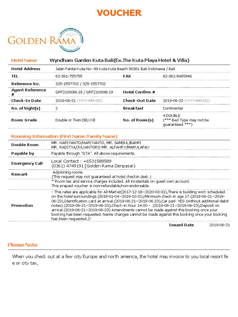 Golden Rama | PDF | Hospitality Industry | Services (Economics)