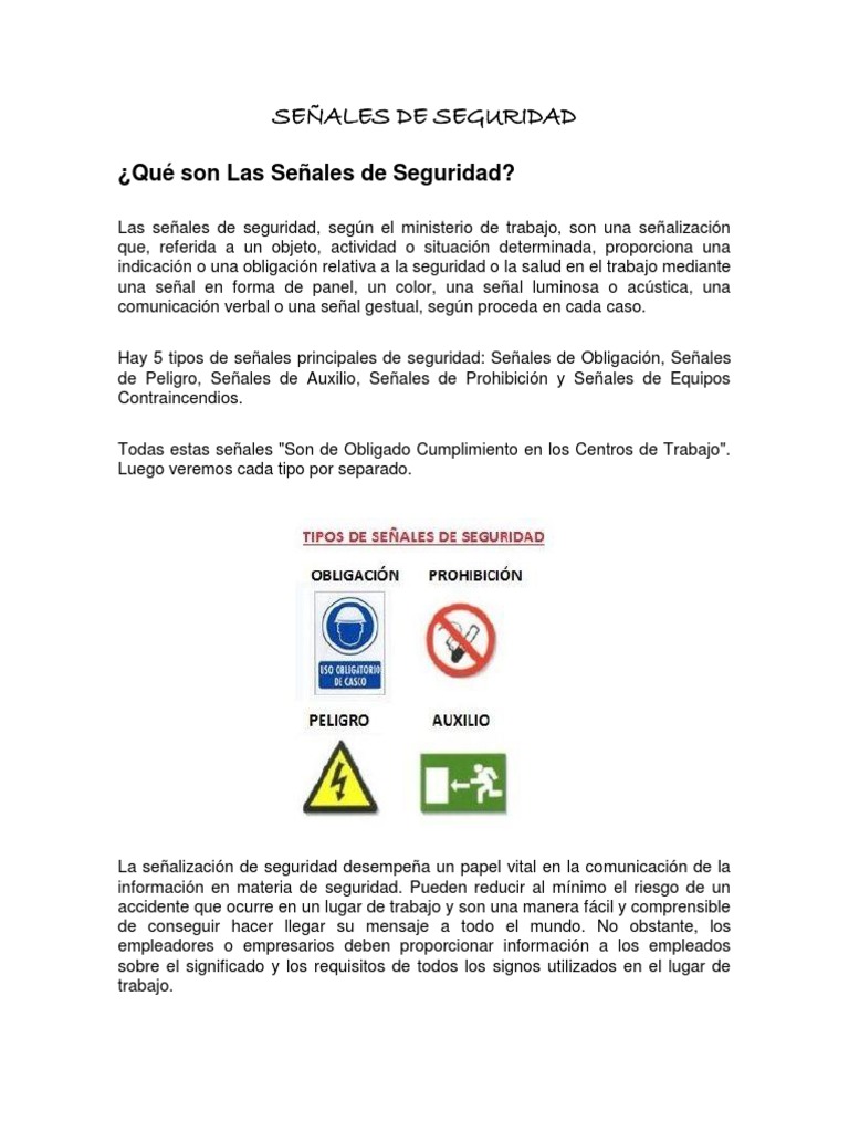 Señales de Seguridad | PDF | Color | Amarillo