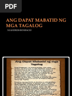 Journalism Quotes Tagalog | PDF