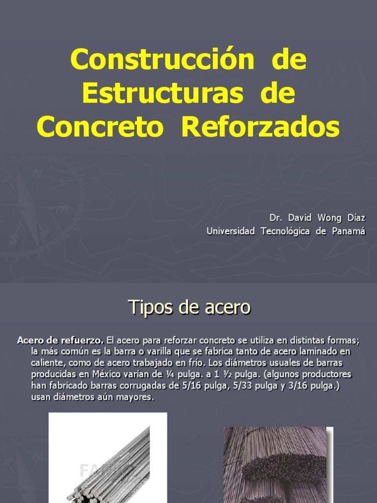 Construccion de Estructuras de Concreto Reforzado PDF | PDF | Fundación (Ingeniería) | Acero ...