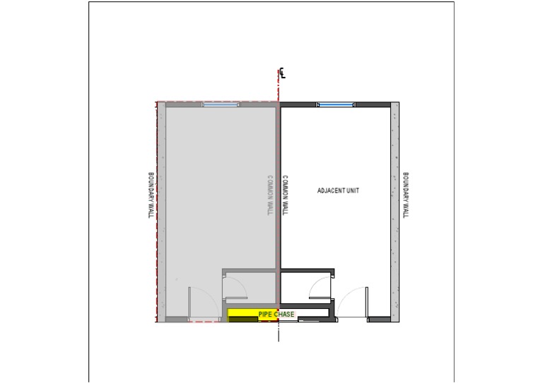 Boundary and Common Wall Layout | PDF
