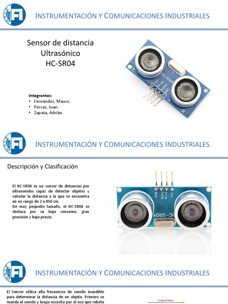 Sensor de Distancia Ultrasónico | PDF | Ultrasonido | Sonido