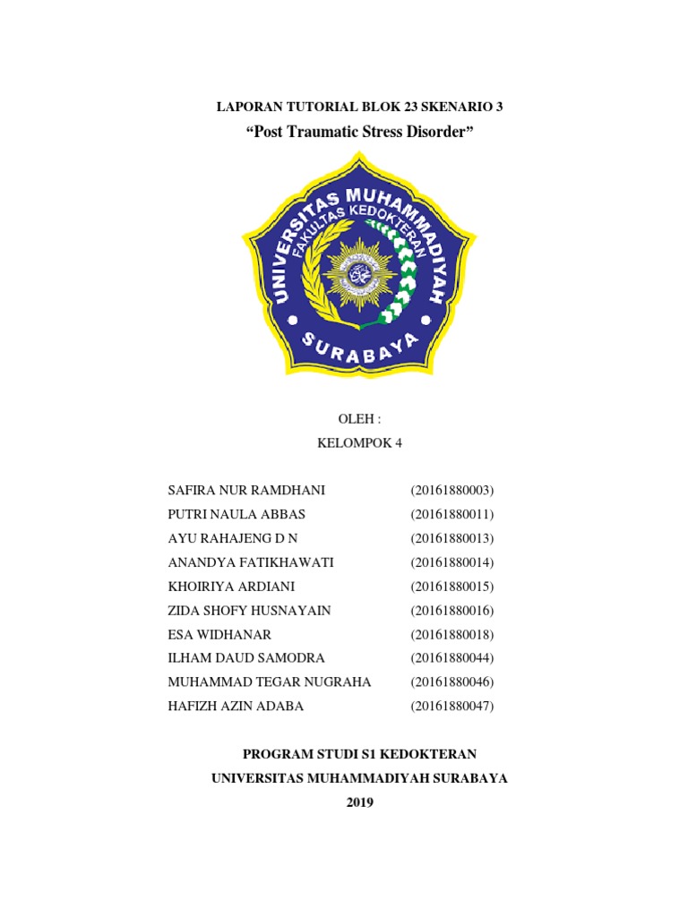 Laporan Tutorial Skenario 3 PTSD | PDF