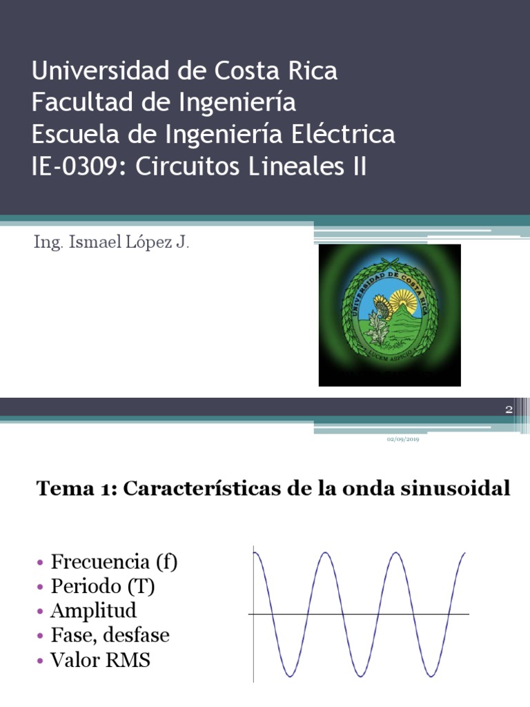 Caracteristicas de La Onda Sinusoidal | PDF | Fase (ondas) | Frecuencia