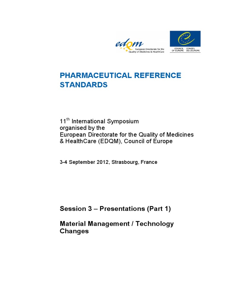 Reference Standards | PDF | Chemical Substances | Assay