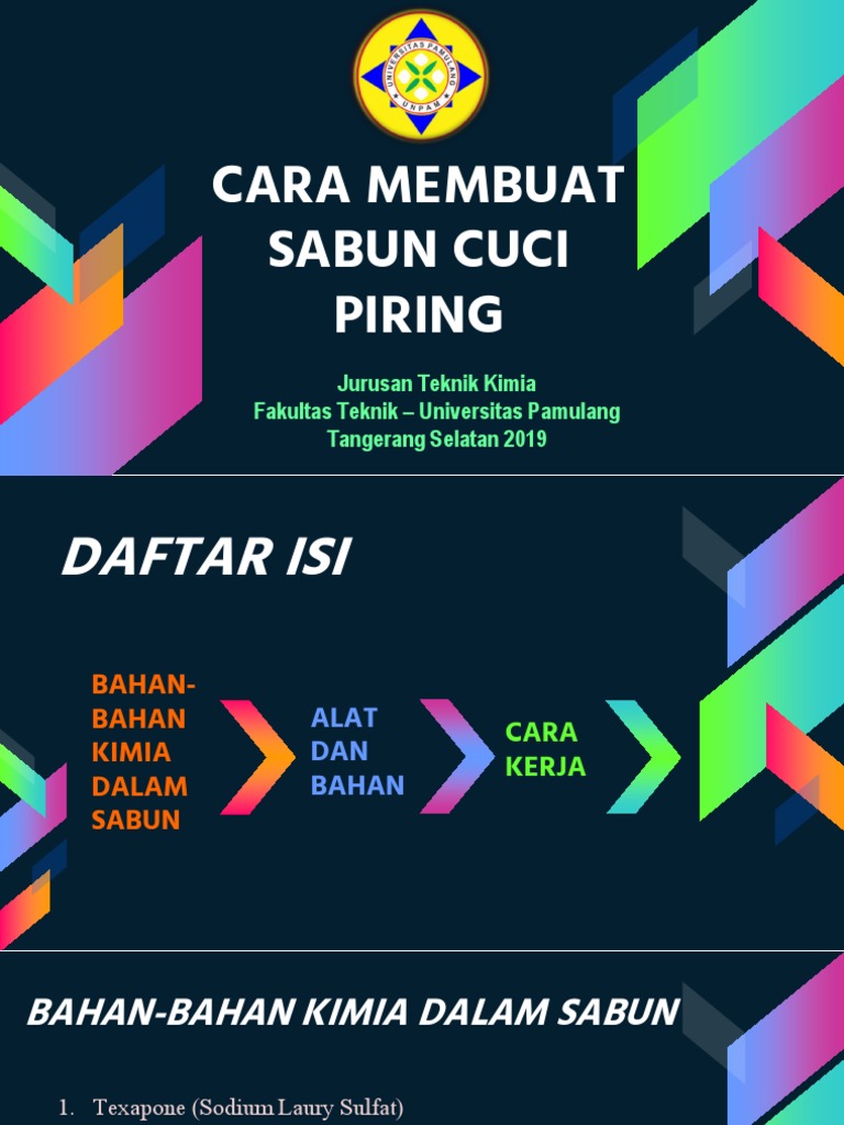Pembuatan Sabun Cuci Piring | PDF