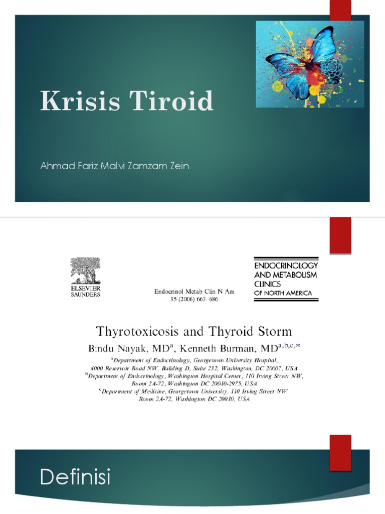 Panduan Krisis Tiroid dan Manajemen | PDF | Hyperthyroidism | Thyroid