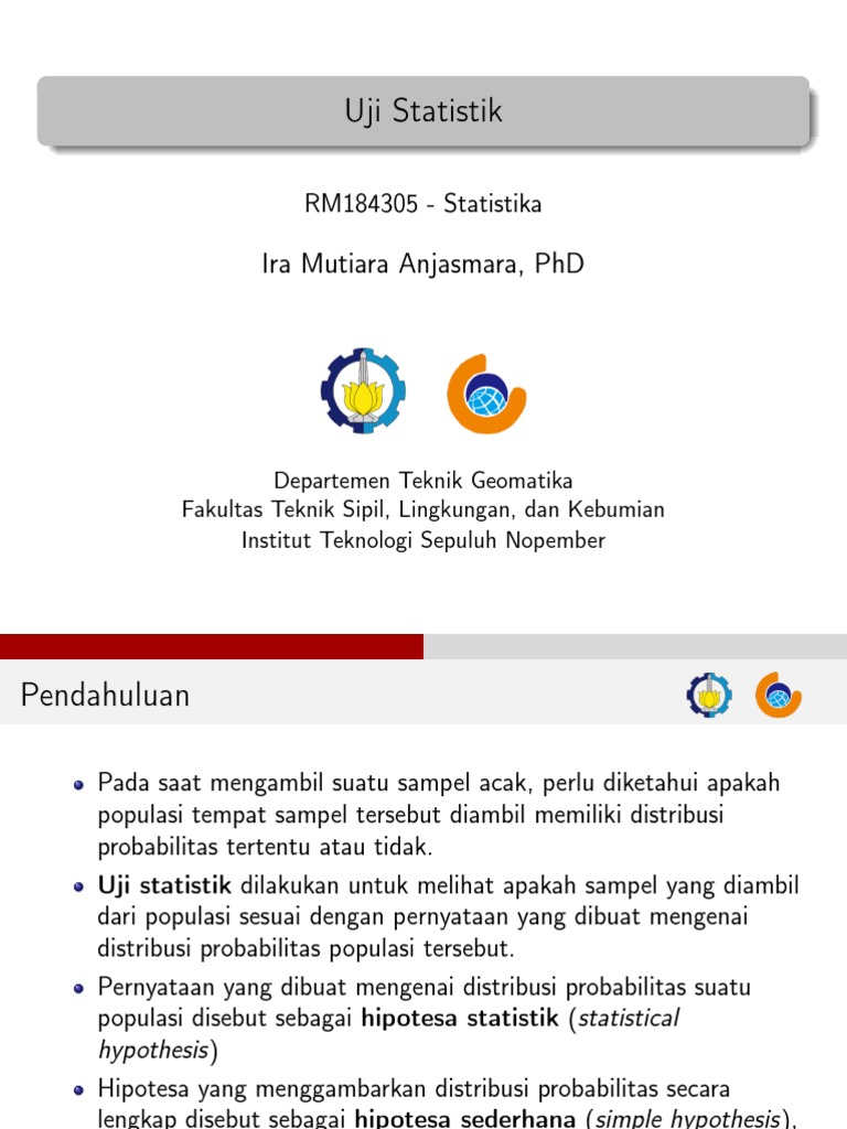12 Uji Statistik | PDF