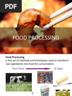 Food Processing-Preservation | PDF | Food Preservation | Foods