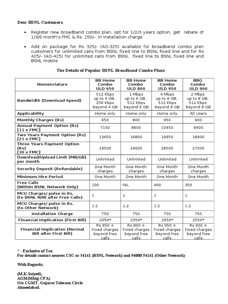 BB Plans | PDF | Telecommunications | Computer Networking