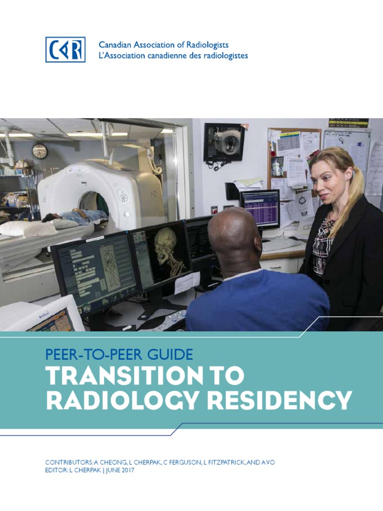 Transition To Radiology Residency: Peer-To-Peer Guide | PDF | Radiology ...