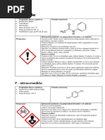 Pictogramas de Labo 1 | PDF | Oxígeno | Cloroformo