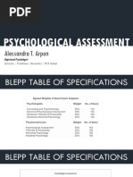 Psych Assessment Practice Test | PDF | Validity (Statistics ...