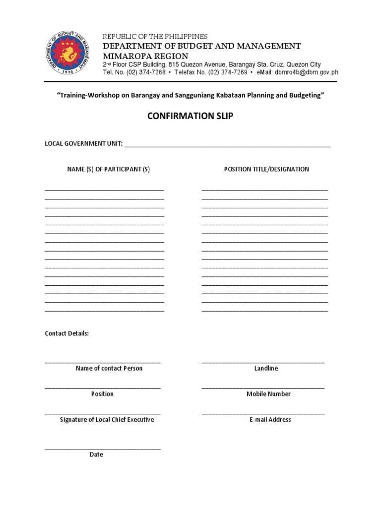 Confirmation Slip - SK 2019 | PDF | Network Service | Computer Mediated ...