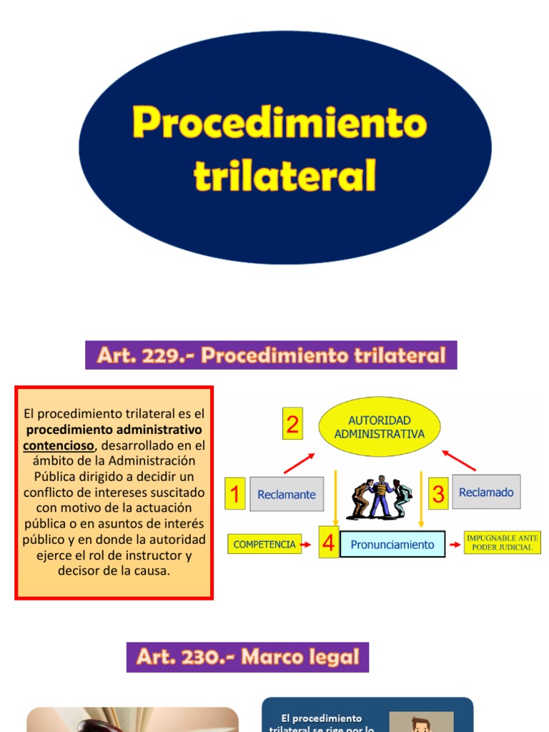 Procedimiento Administrativo Trilateral | PDF | Apelación | Mandato