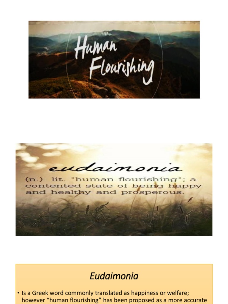 Human Flourishing Ppt | Hypothesis | Science