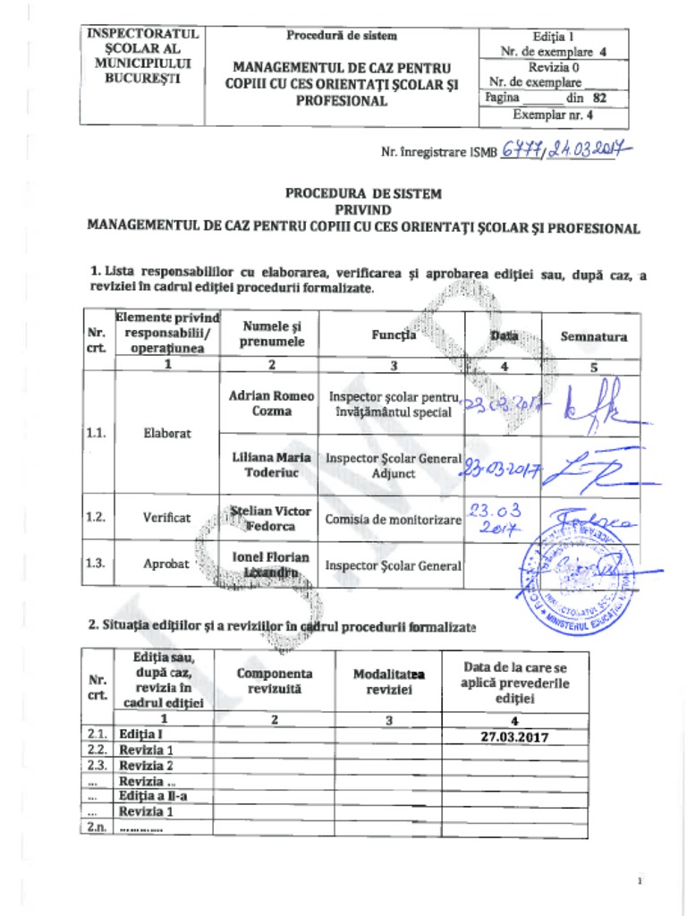 Procedura Ces 2017 PDF | PDF