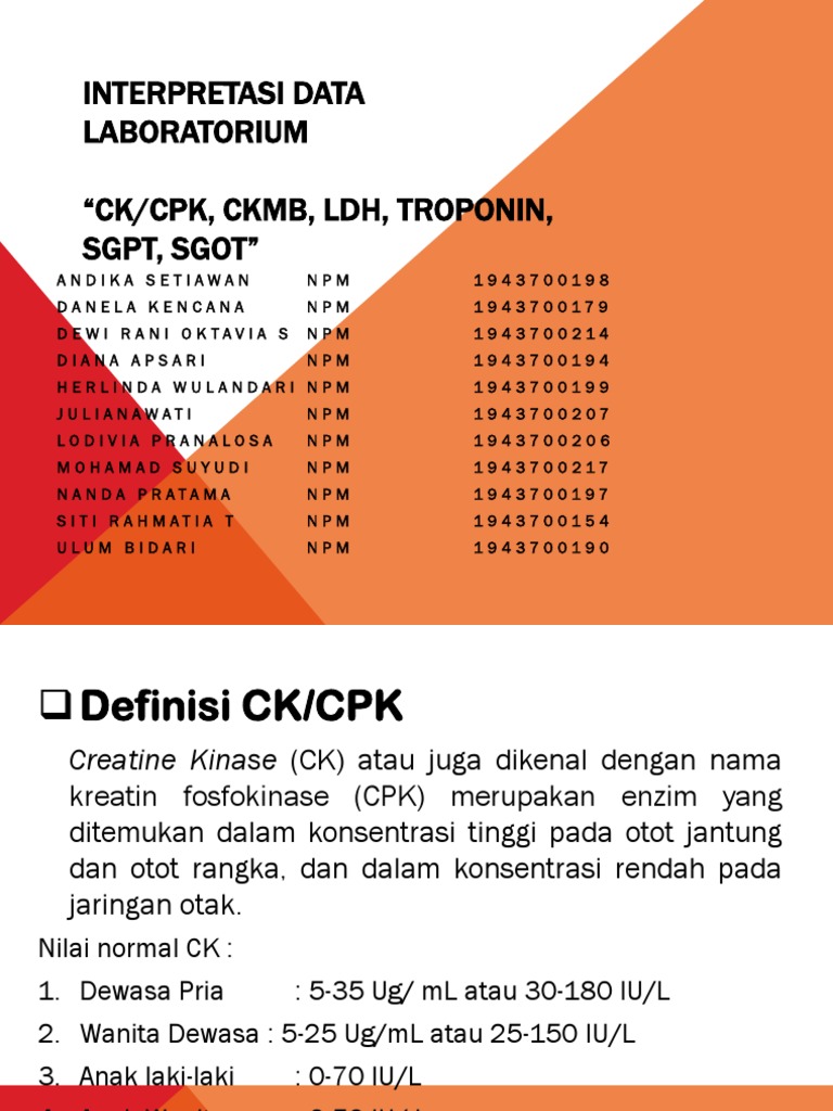 Interpretasi Data Laboratorium | PDF