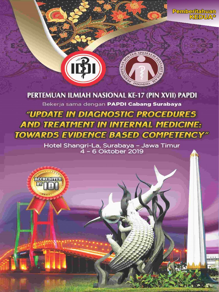 2nd ANNC PIN PAPDI XVII SURABAYA + Pilihan WS Update Final PDF | PDF