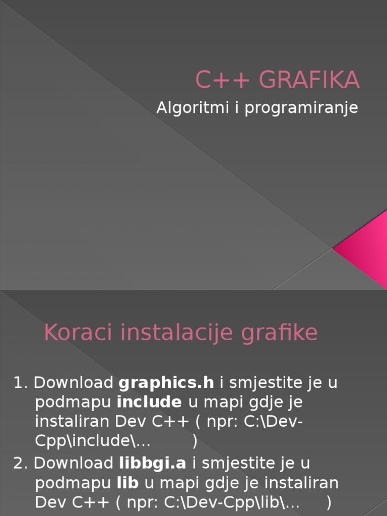 C++ Grafika | PDF