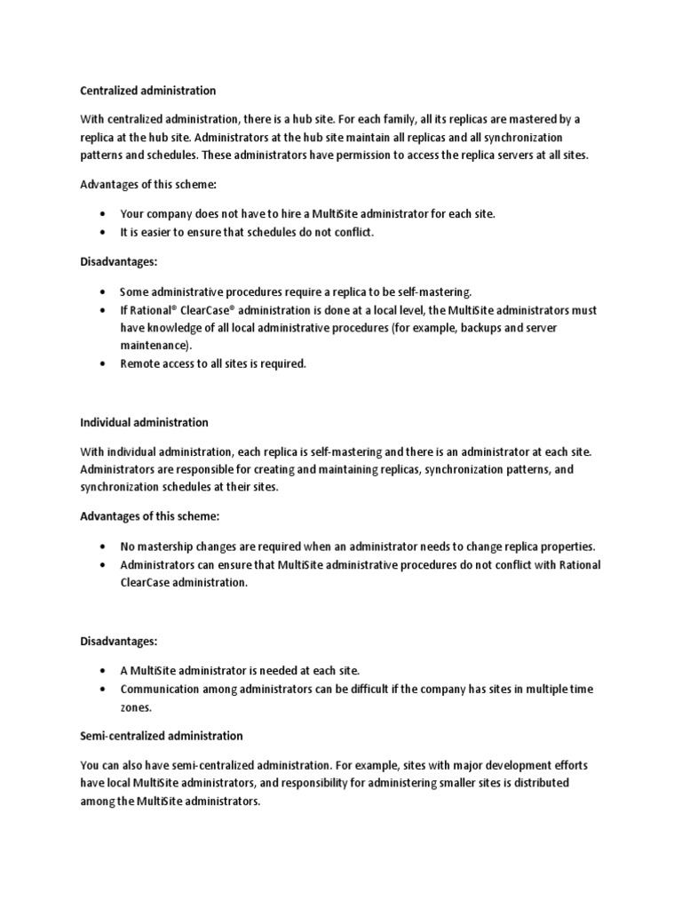 Administration | PDF